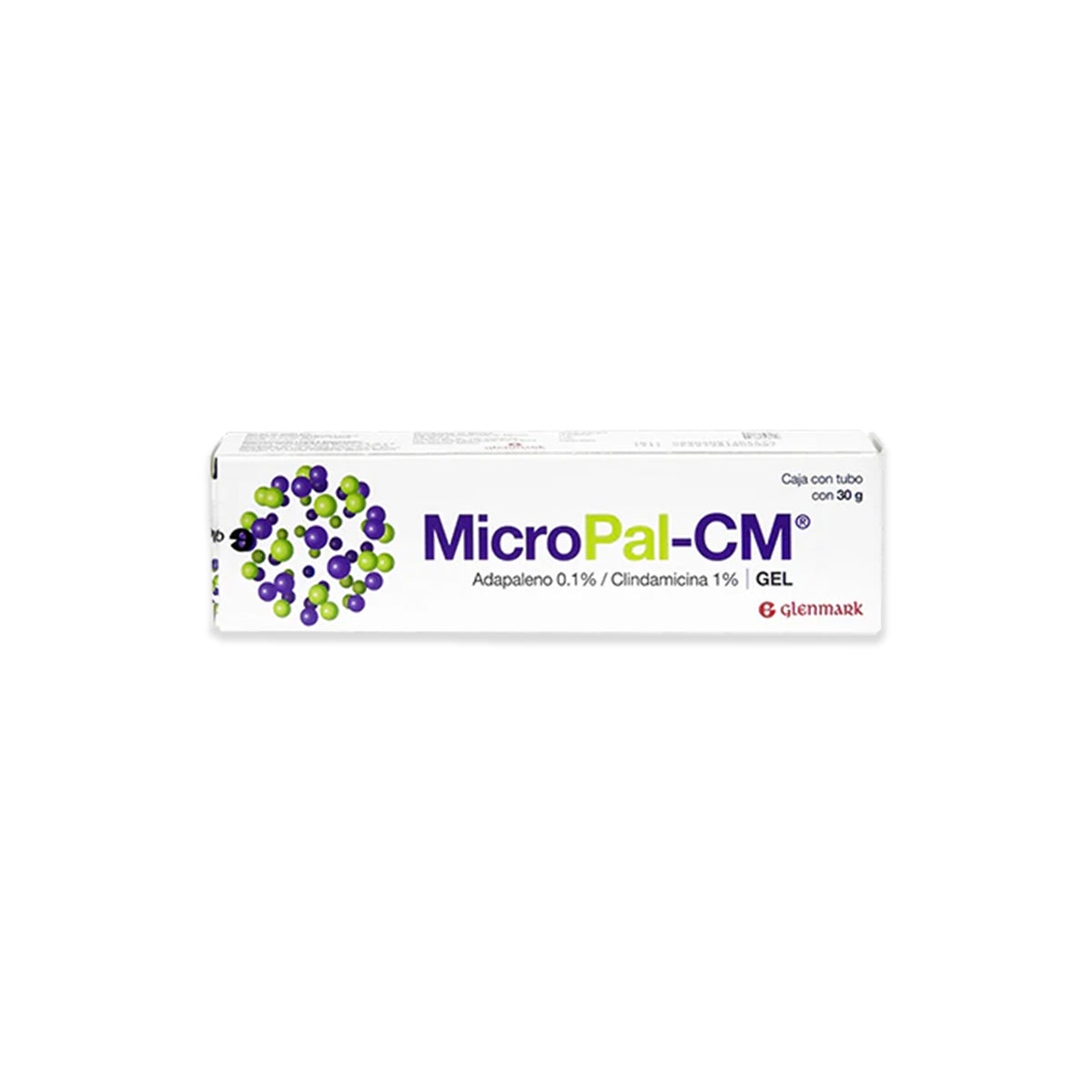 GLENMARK MICROPAL-CM (ADAPALENO 0.1% / CLINDAMICINA 1%) GEL 30GR ...
